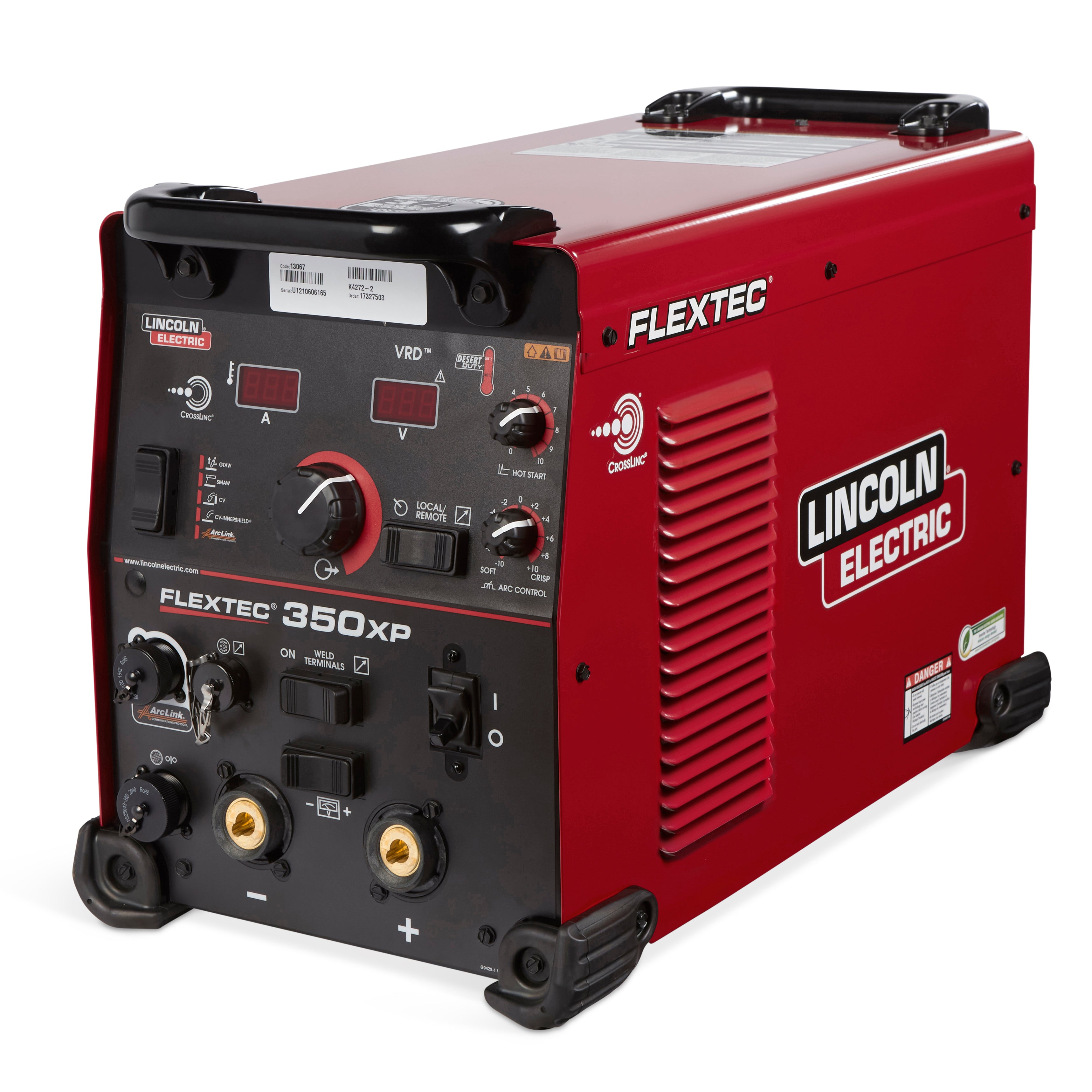 Lincoln Flextec 350XP Power Source w/ Tweco Connections - K4272-2 ...