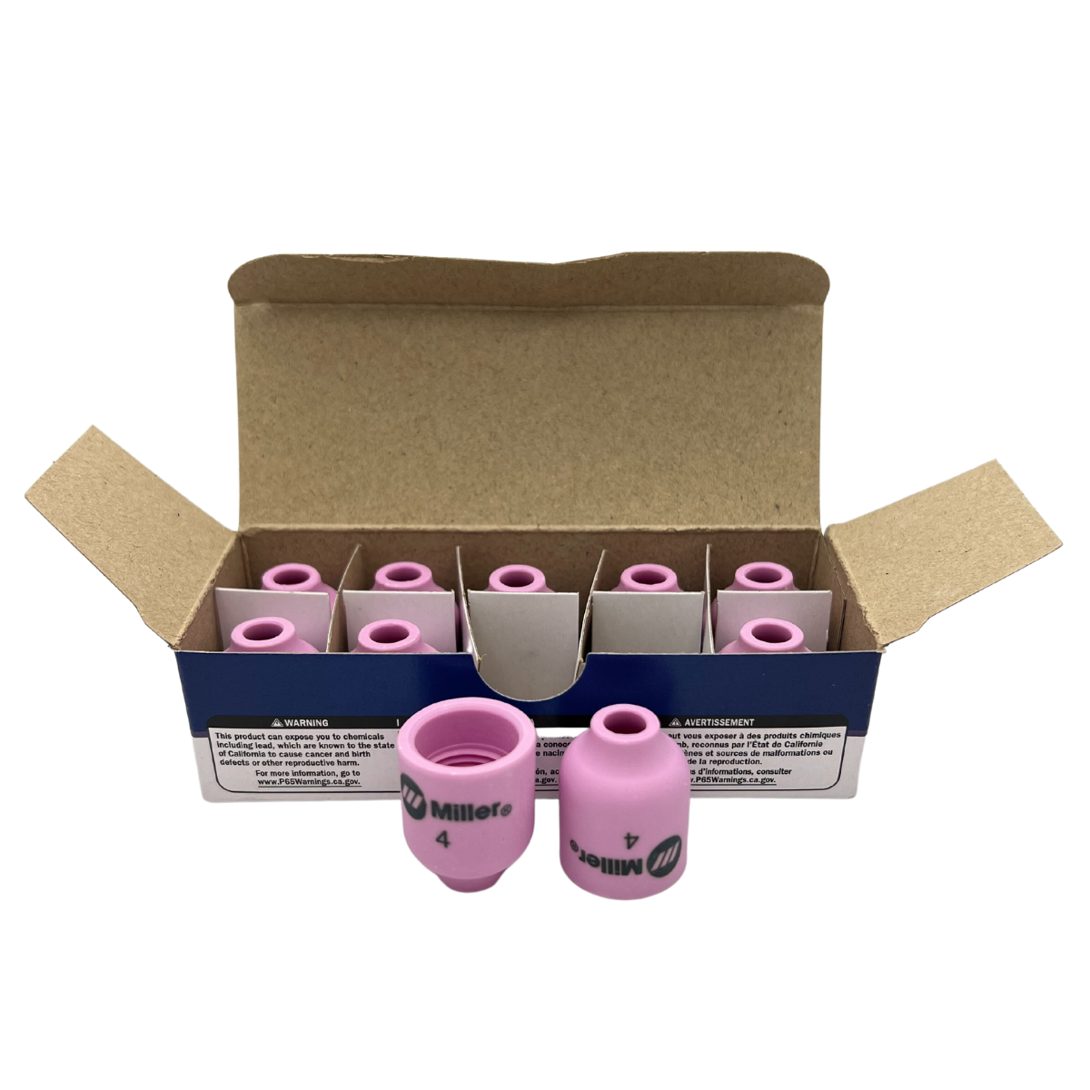 Weldcraft Alumina Gas Lens Nozzle, #4 (1/4"), 10/pk - 53N58 – Baker's ...