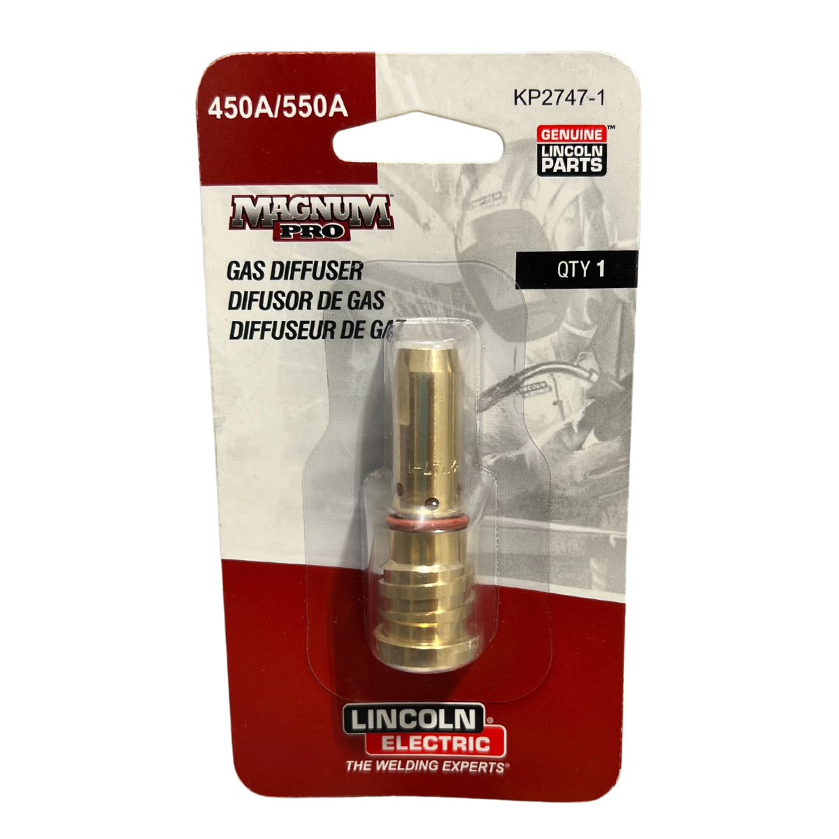 Lincoln Magnum PRO Diffuser - 550A, Thread-On - KP2747-1 – Baker's Gas ...