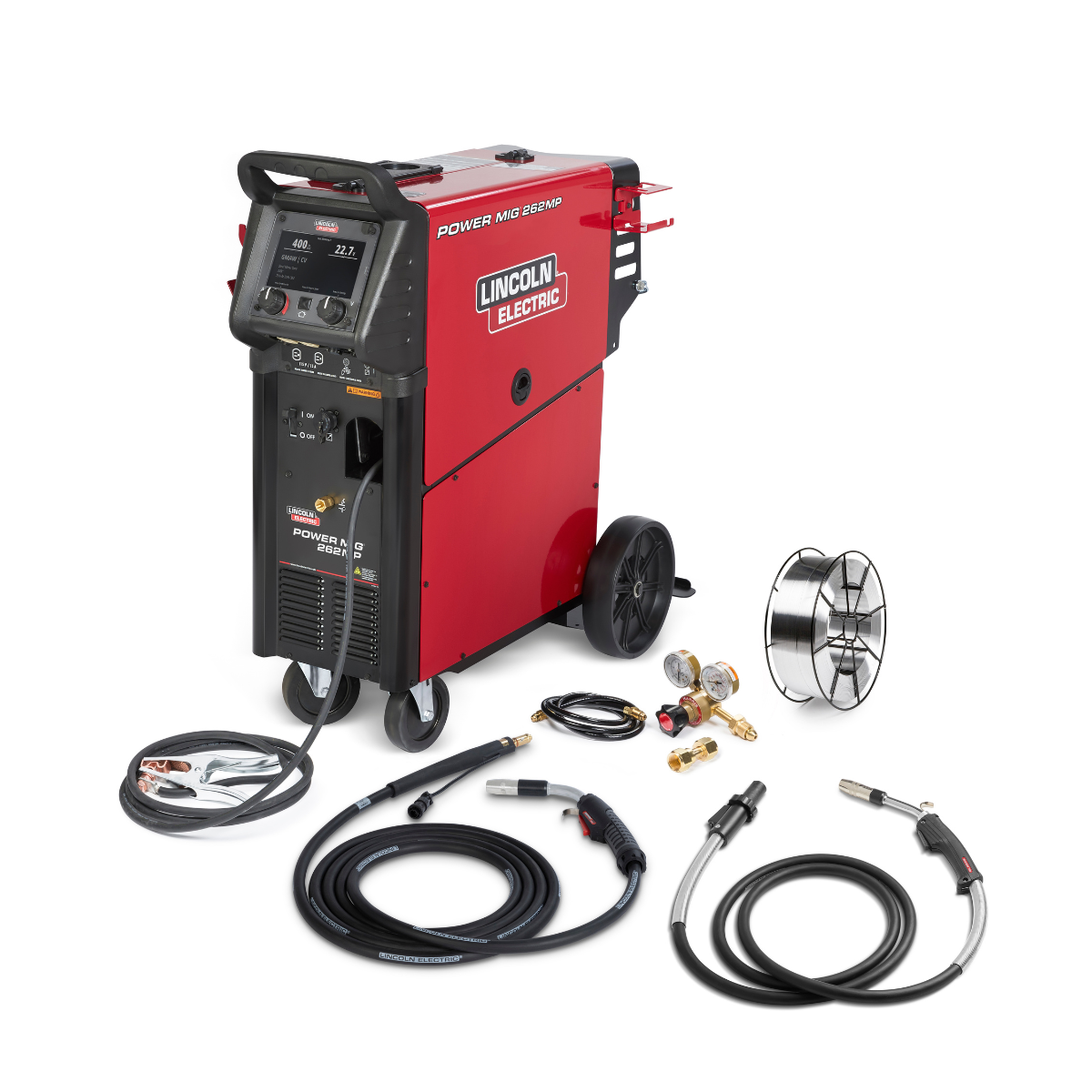 Lincoln POWER MIG 262MP Multiprocess Welder Aluminum One-Pak (Push Gun ...