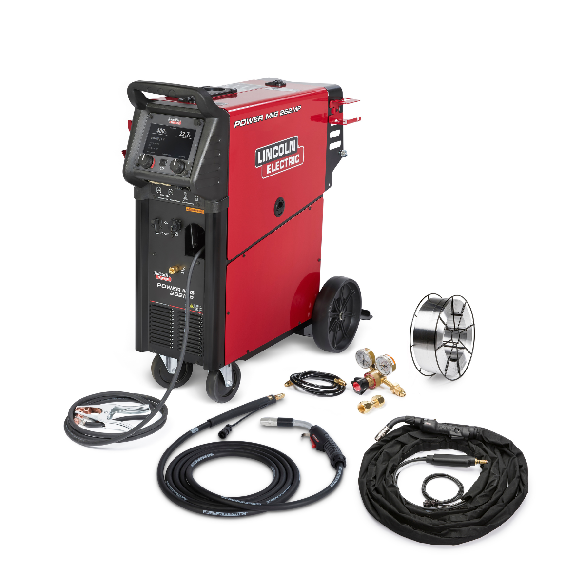 Lincoln POWER MIG 262MP Multiprocess Welder Aluminum One-Pak (Push-Pul ...