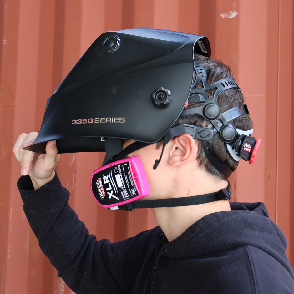 Lincoln Electric XLR P100 Half Mask Welding Respirator – Baker's Gas ...