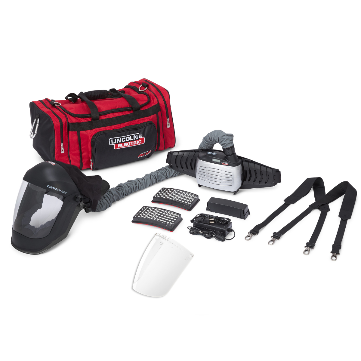 Lincoln Omnishield XC Powered Air-Purifying Respirator w/ Belt Mount ...