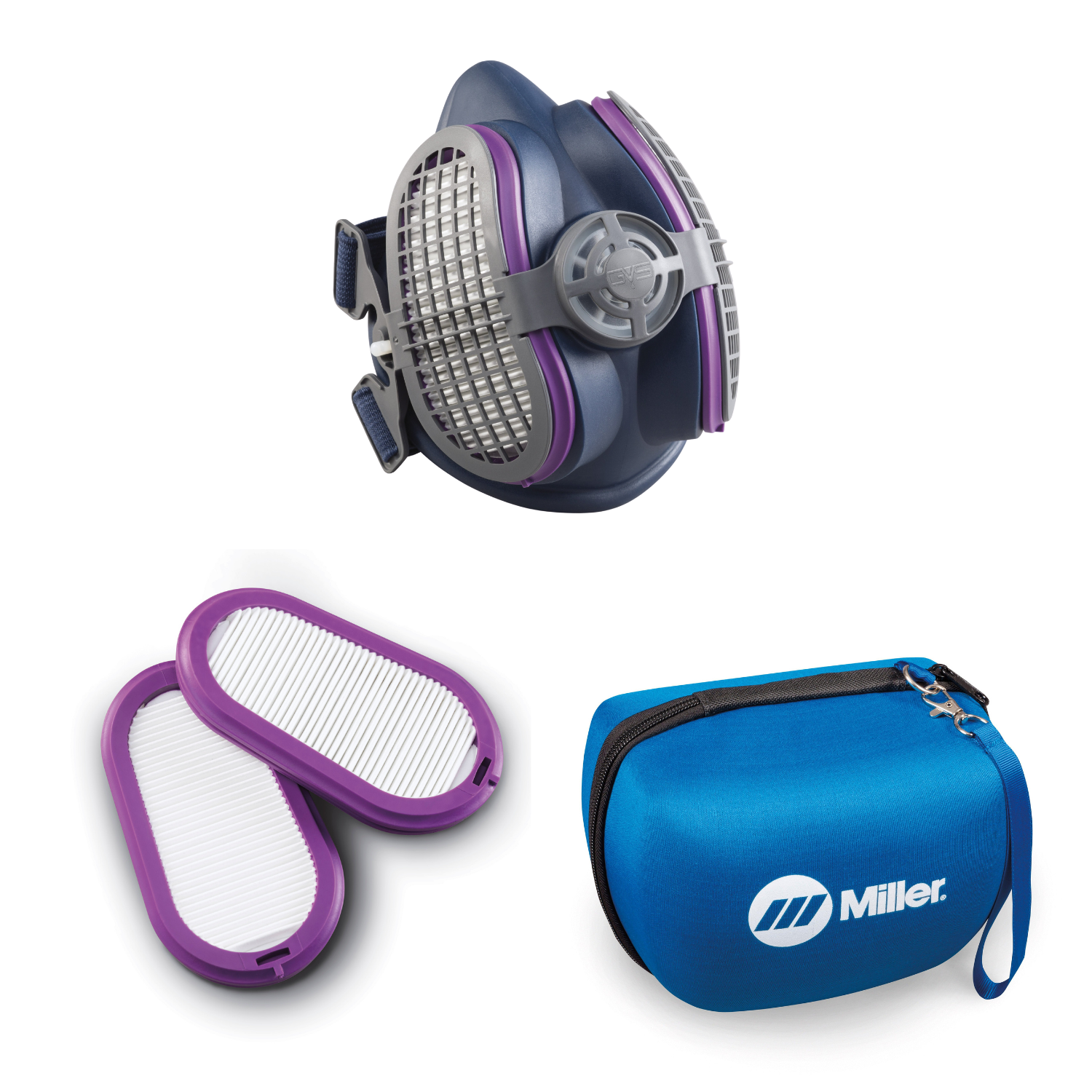 Miller LPR-100 Low Profile Respirator Bundle – Baker's Gas & Welding ...
