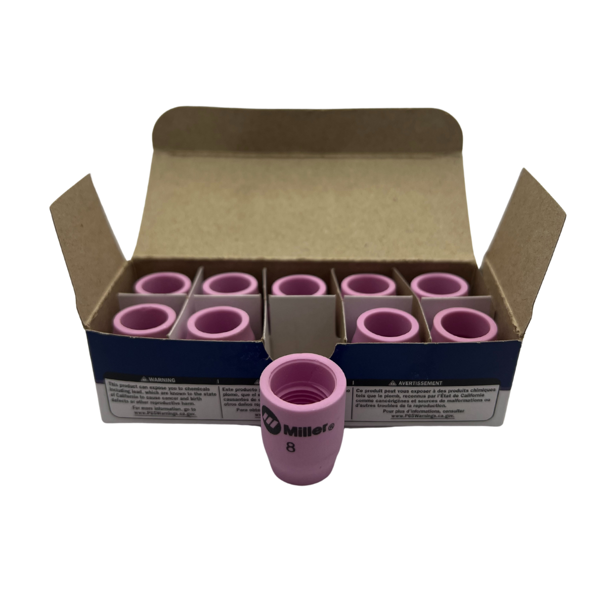 Weldcraft Alumina Cup, #8 (1/2"), 10/pk - 53N61S – Baker's Gas ...