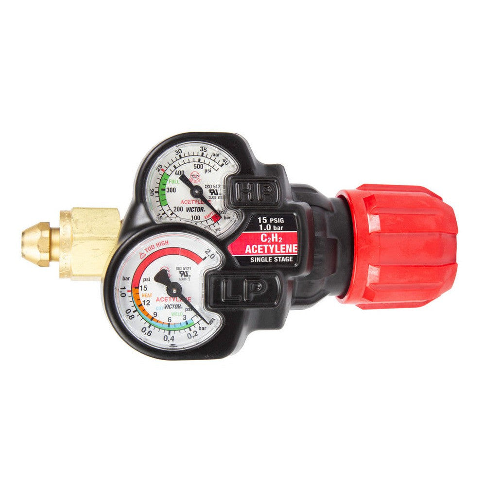Victor EDGE 2.0 ESS32-15-300 S/S Acetylene Regulator - 0781-3629 ...