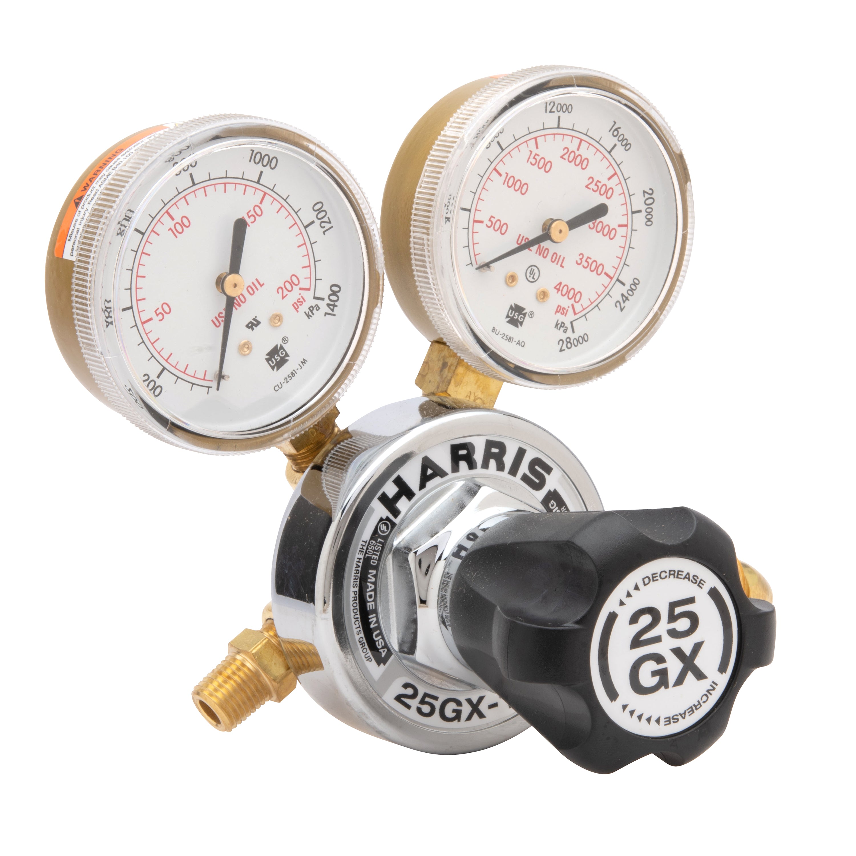 Harris 25GX Med/Heavy Duty Industrial Air Regulator - 3000550 – Baker's ...