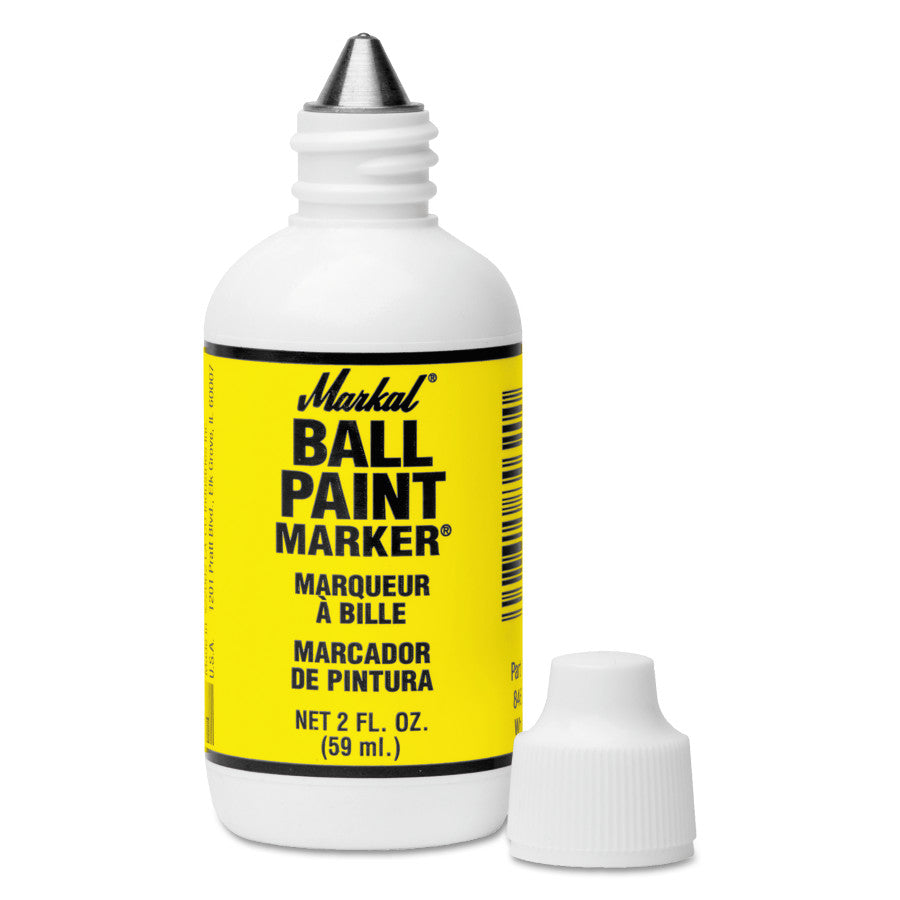Markal Ball Paint Marker, 1/8" w/ Metal Ball Point - 84621 – Baker's ...