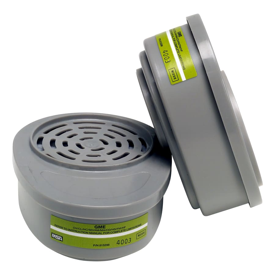 MSA Advantage Respirator Cartridge, Multigas, GME, 2/pk - 815359 ...