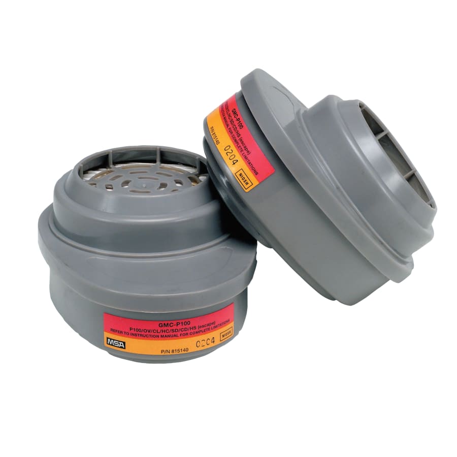 MSA Advantage Respirator Cartridge, OV/Acid Gas, GMC, 2/pk - 815364 ...