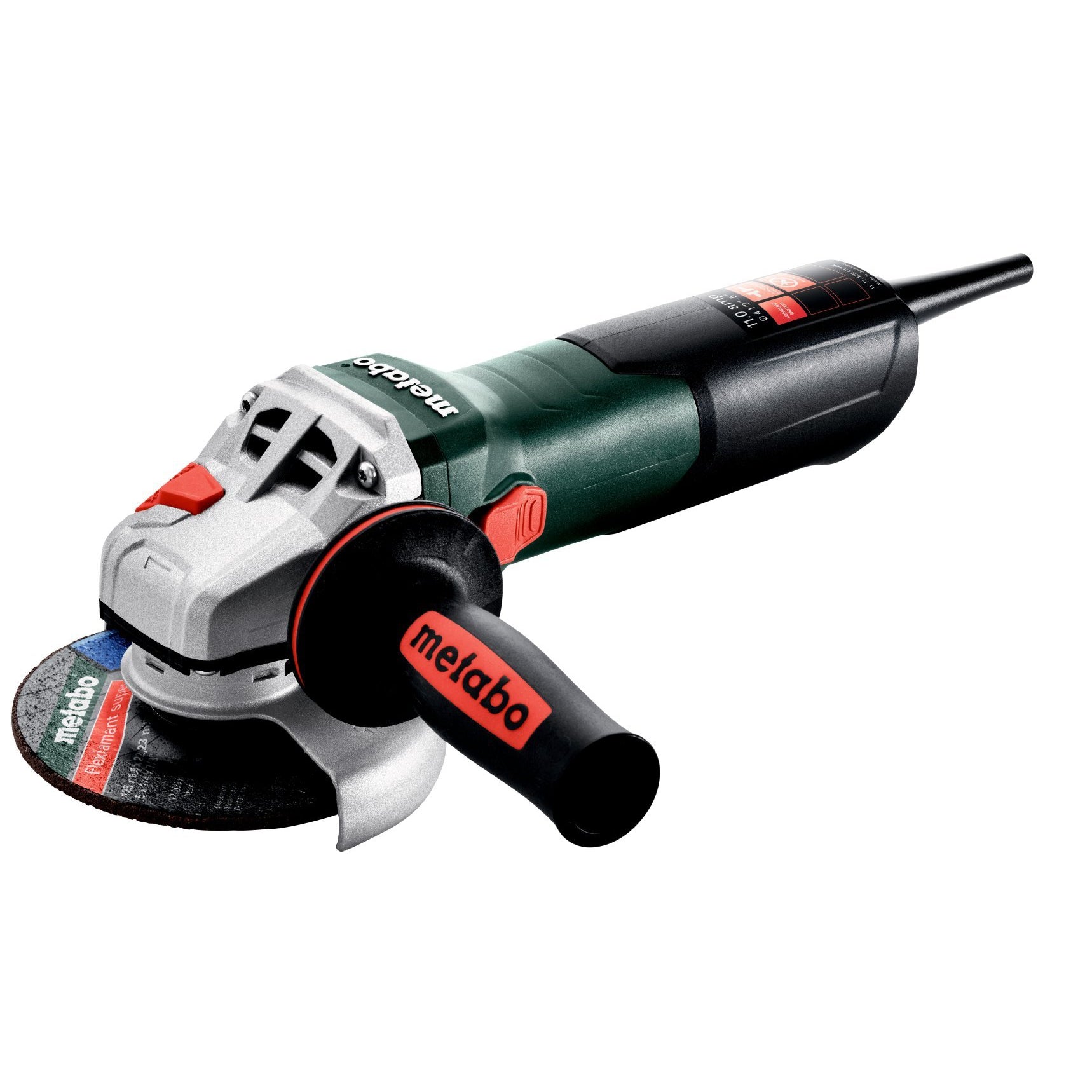 Metabo W-11-125 Quick 4.5"-5" Angle Grinder w/Lock-On - 603623420 ...
