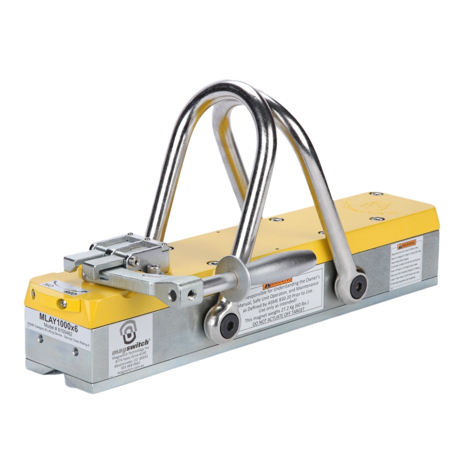 Magswitch MLAY1000X6 Lifting Magnet - 8100482 – Baker's Gas & Welding ...
