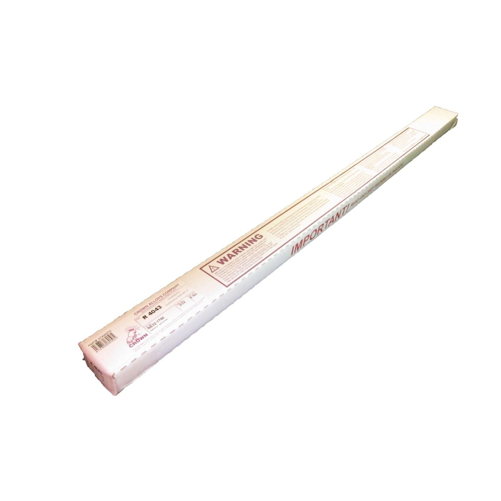 Crown Alloys R 4043 - 3/32x36" TIG Welding Rod (5 lb Box) - AT4043/TN ...