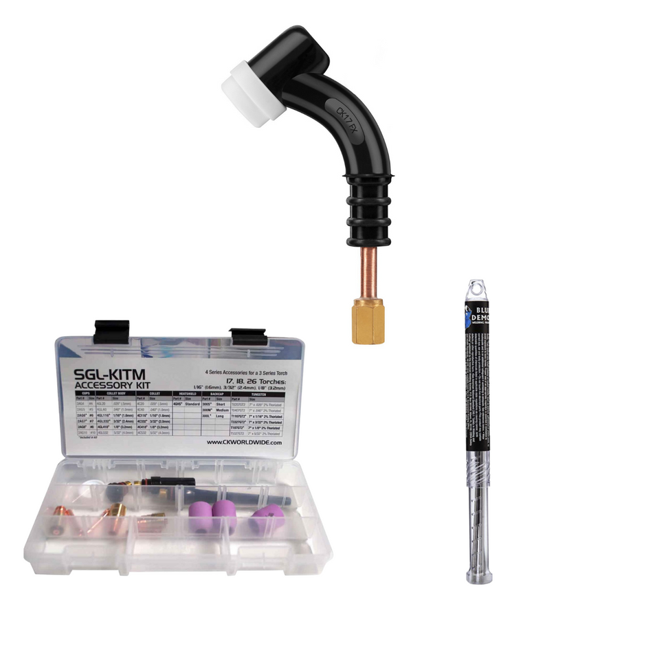 CK Worldwide TIG Torch Bundle for ESAB MiniArc Rogue – Baker's Gas ...