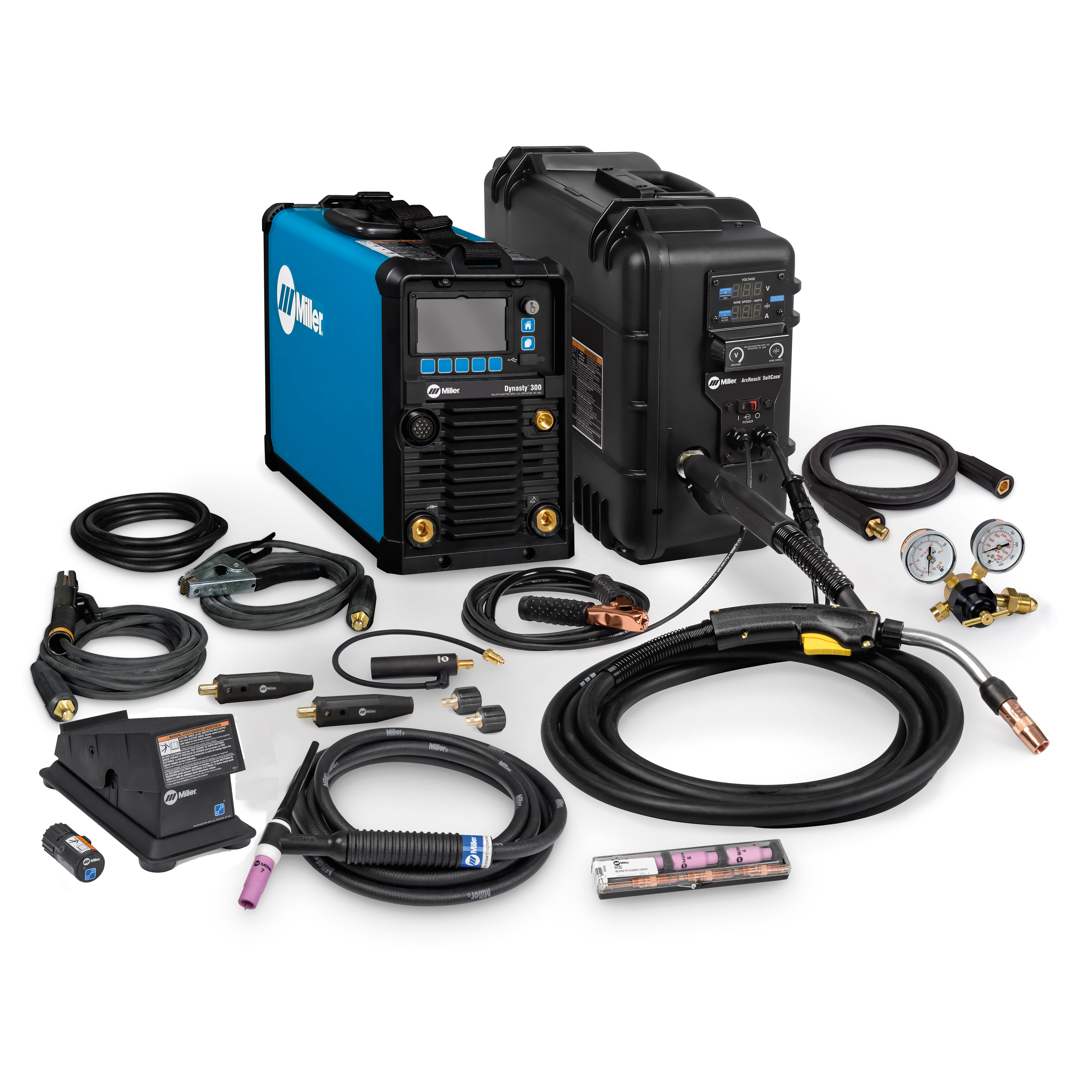 Miller Dynasty 300 AC/DC Multiprocess Wireless Air Cooled and ArcReach ...