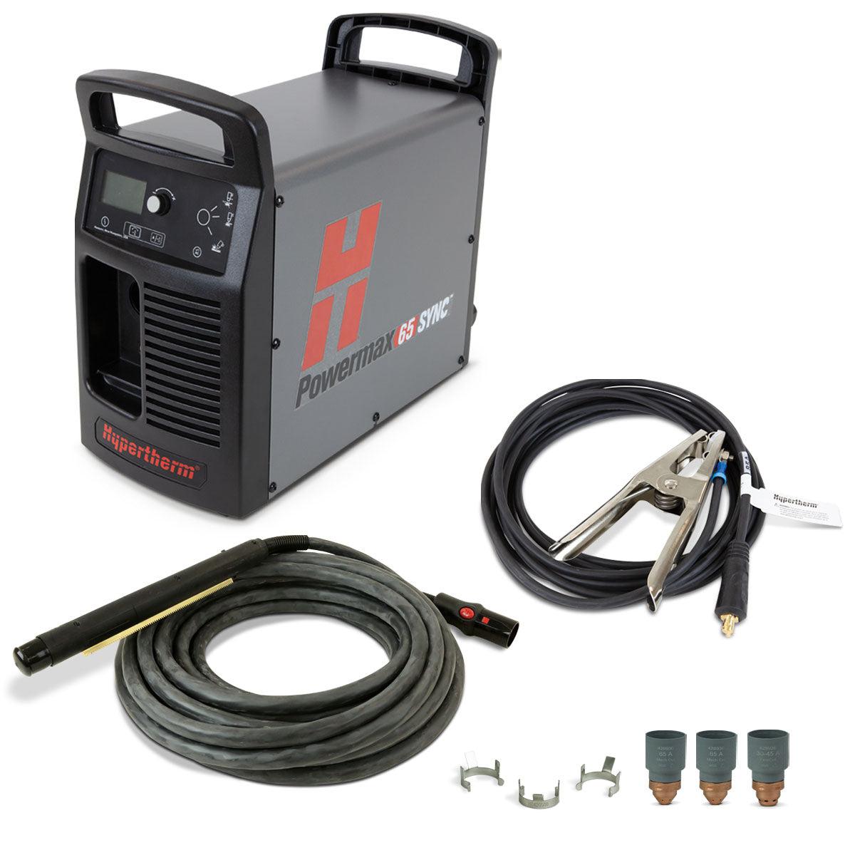 Hypertherm Powermax 65 SYNC w/ CPC & Serial Ports, 35' Machine Torch ...