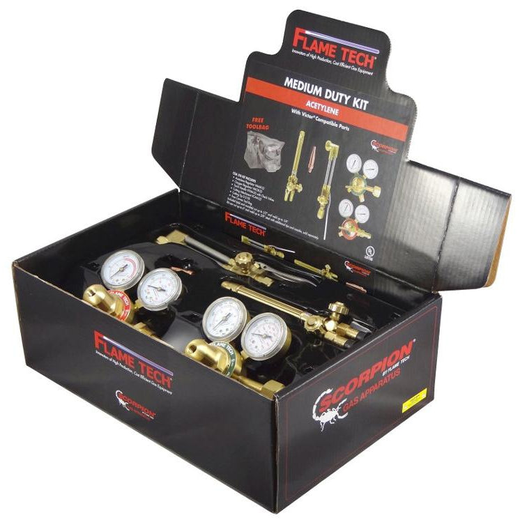 Flame Tech Harris Style Acetylene Contractor Kit - FTHHD-A1 – Baker's ...