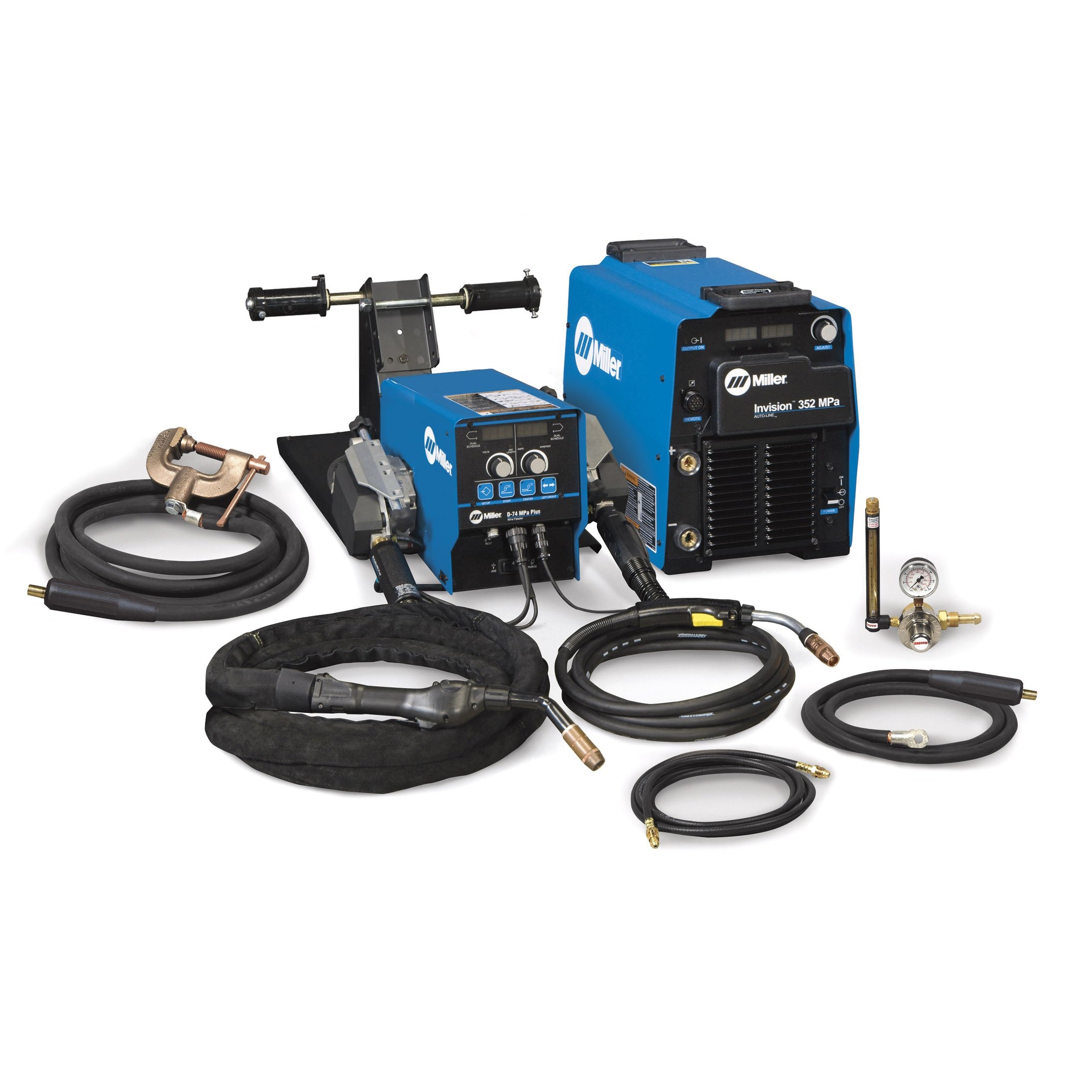Miller Invision 352 MPa MIG Welder System with D-74 Feeder - 951500 ...