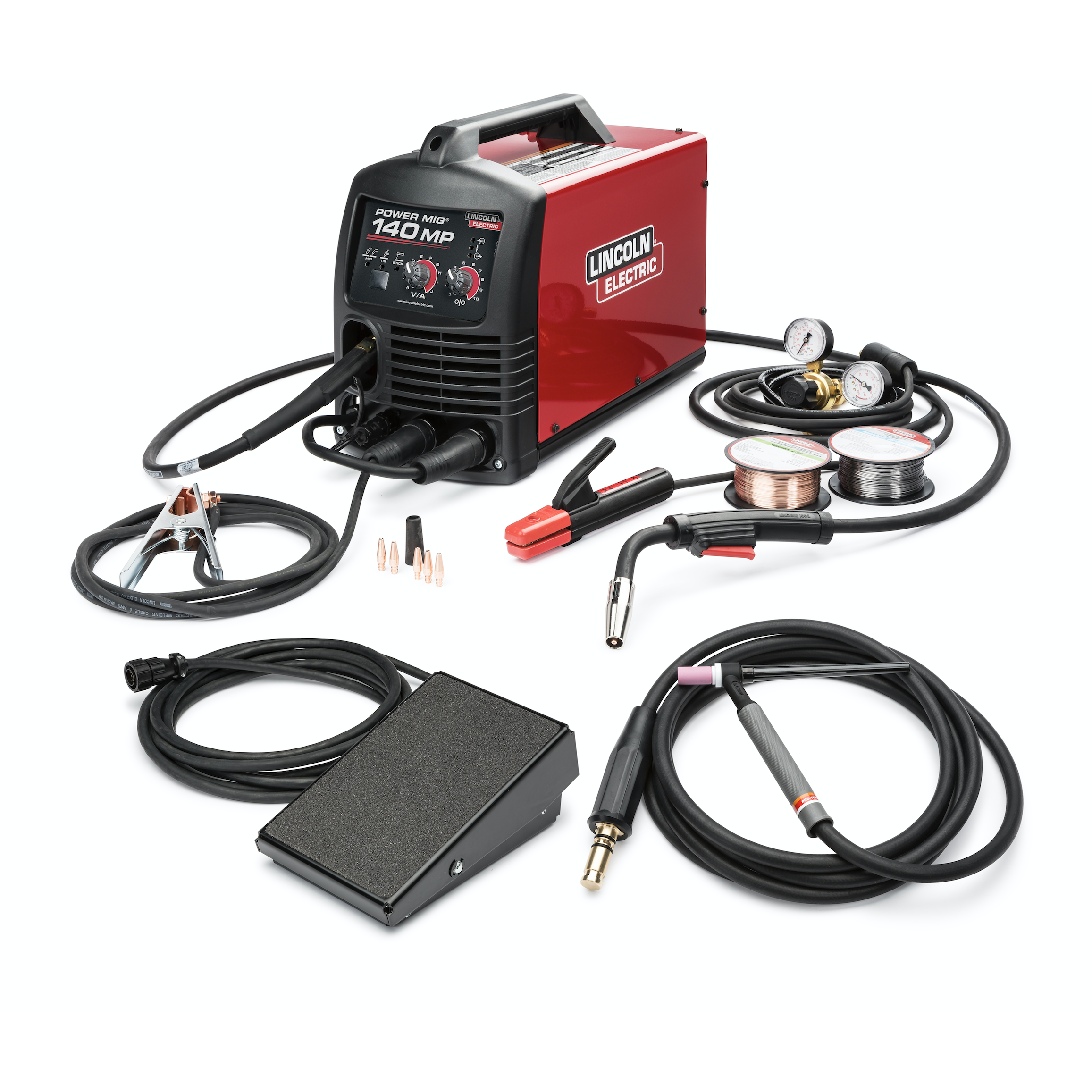 Lincoln POWER MIG 140 MP Multi-Process Welder TIG One-Pak - K4499-1 ...