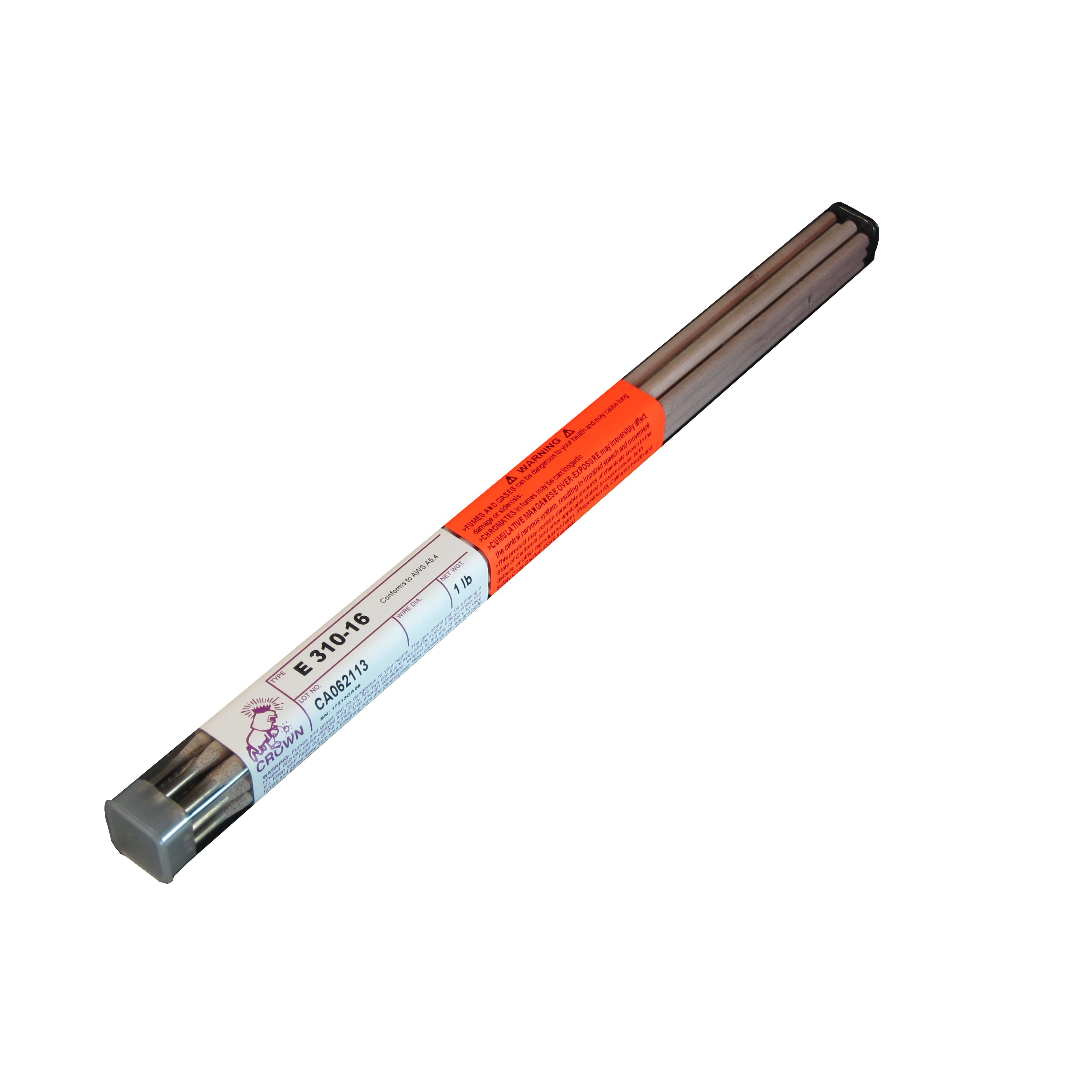 Crown Alloys E 310-16 - 3/16" Electrode - 1 lb Tube - SE310/EQ-BP ...