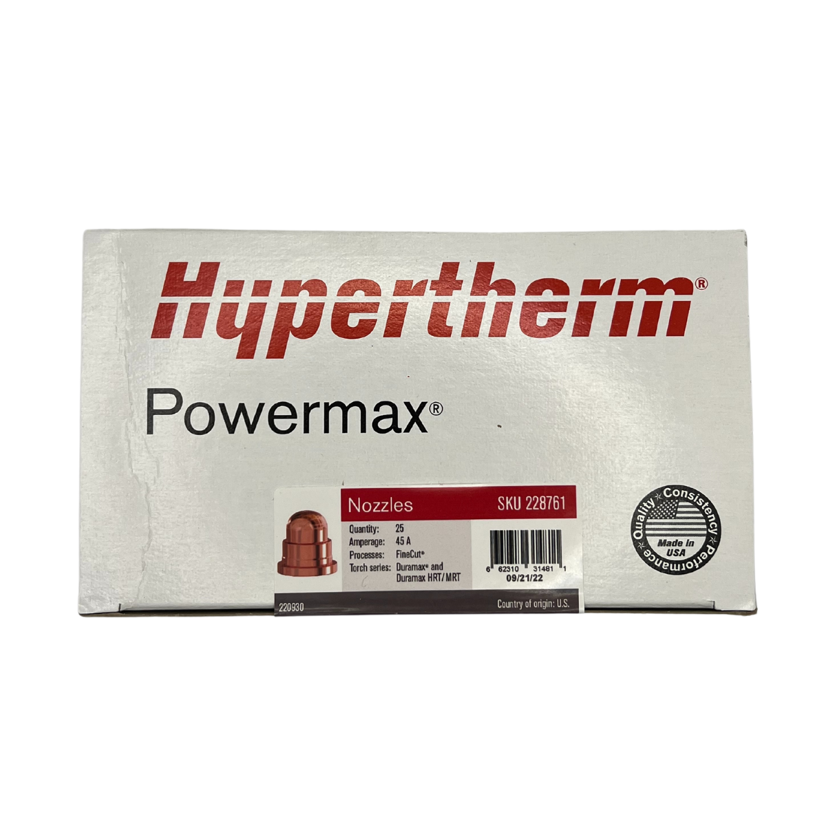 Hypertherm Bulk Package 65 and 85 Replacement FineCut Nozzles - 228761 ...