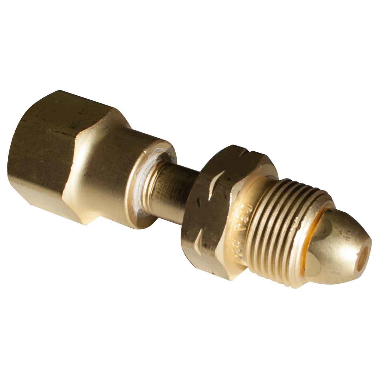 Western Brass Cylinder Adaptor, CGA-590 to CGA-580 - 815 – Baker's Gas ...