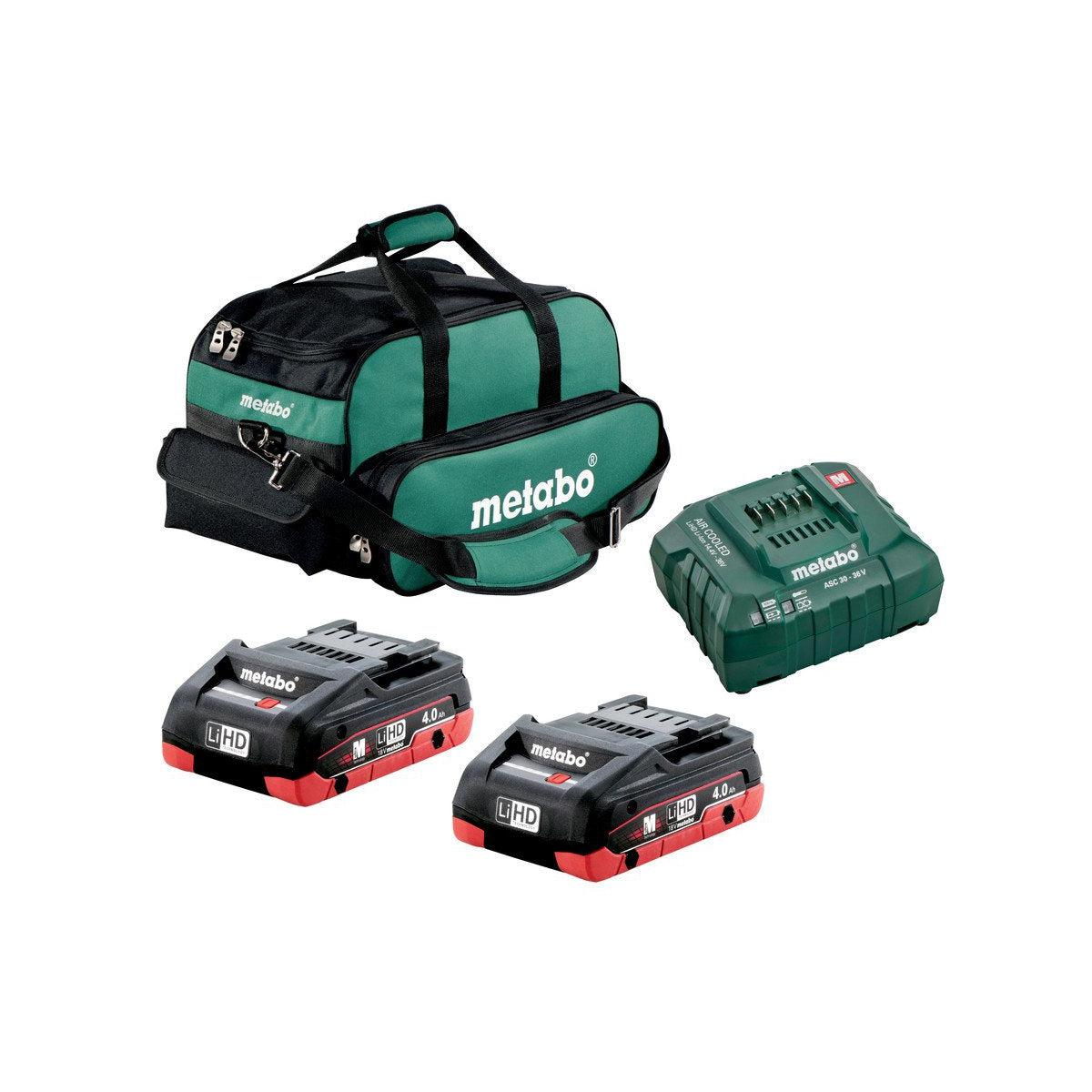 Metabo 2x 4.0Ah LiHD Ultra-M Compact Kit - US625367002 – Baker's Gas ...